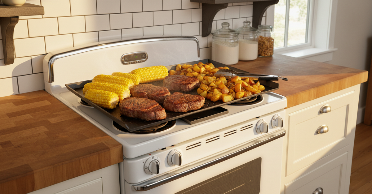 Flat Top Griddle For Your Kitchen Stove - Steelmade