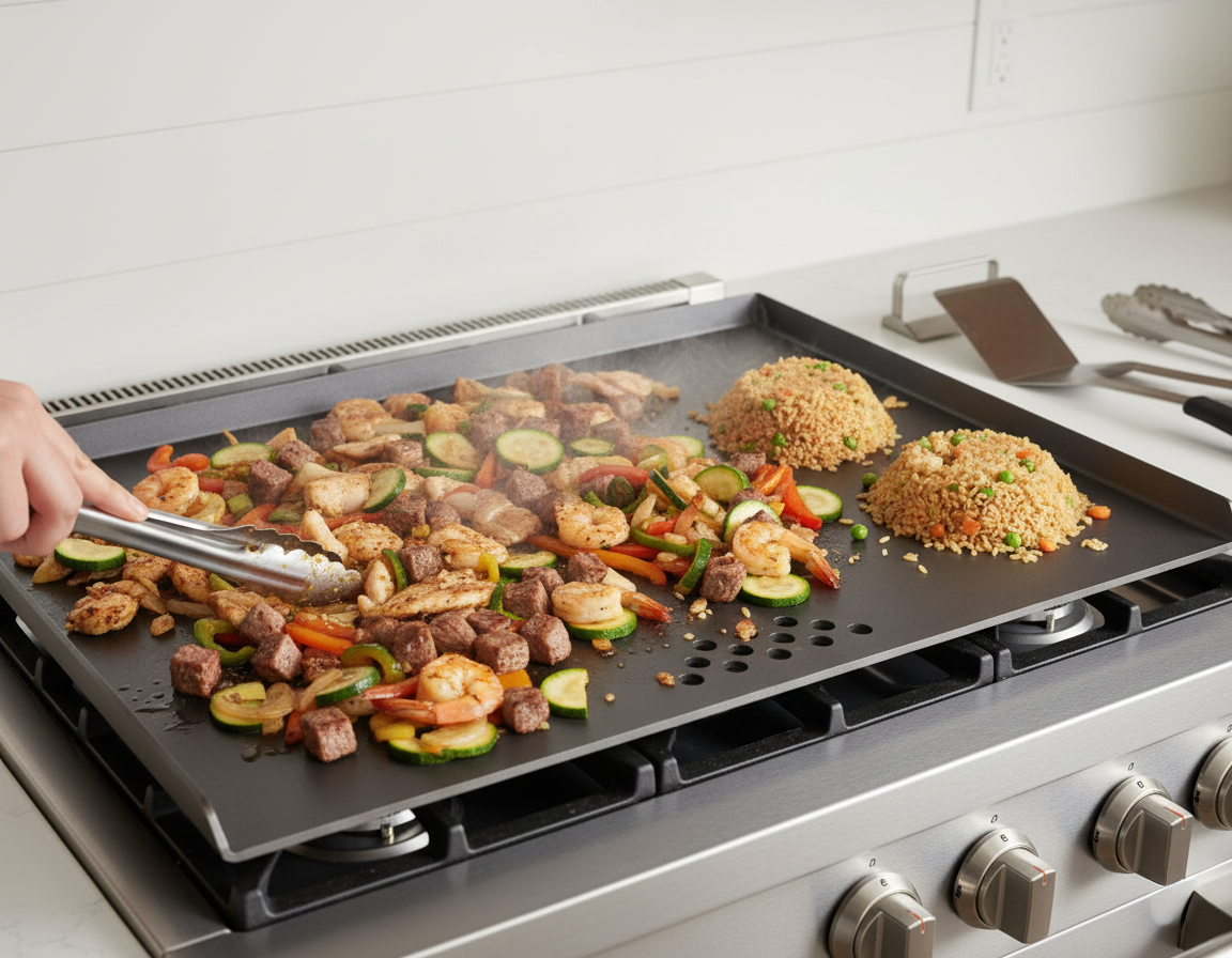 Flat Top Griddle For Your Kitchen Stove - Steelmade