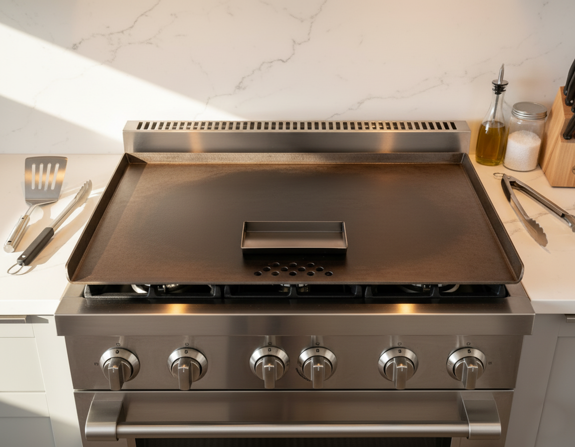 Flat Top Griddle For Your Kitchen Stove - Steelmade