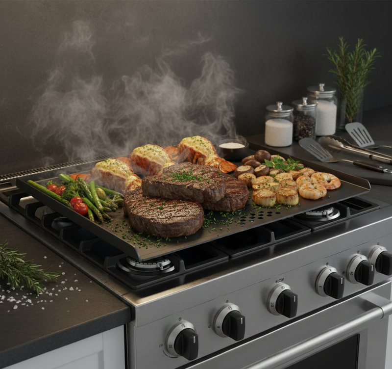 Flat Top Griddle For Your Kitchen Stove - Steelmade